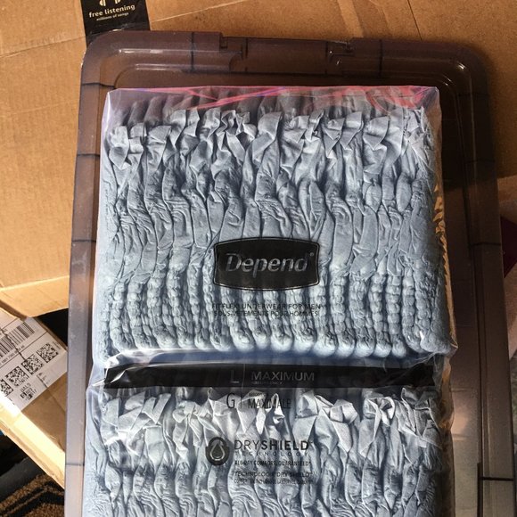 Depends | Underwear & Socks | New In Package Mens Depends Large 42 ...